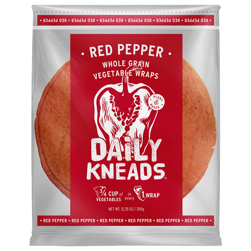Red Pepper Wrap (5 per package) – Daily Kneads Bread